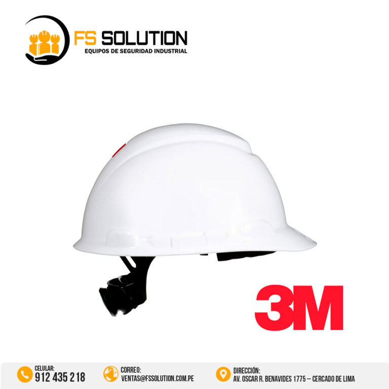 CASCO DE SEGURIDAD 3M H-701 BLANCO - FAST STOCK SOLUTIÓN