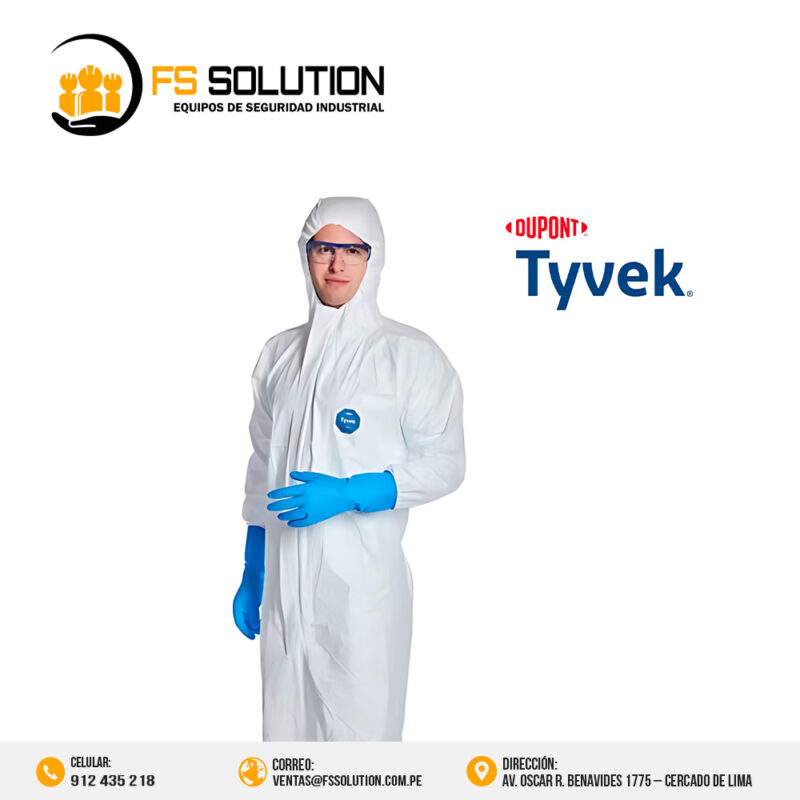 TRAJE DUPONT TYVEK 500 - FAST STOCK SOLUTIÓN